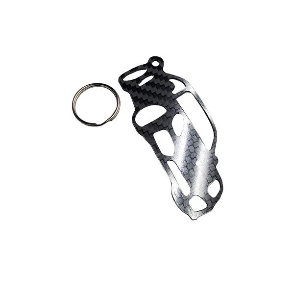 Carbon Fiber keychain for Porsche Cayman S 718 (2016-2020) Inspired Ke ...