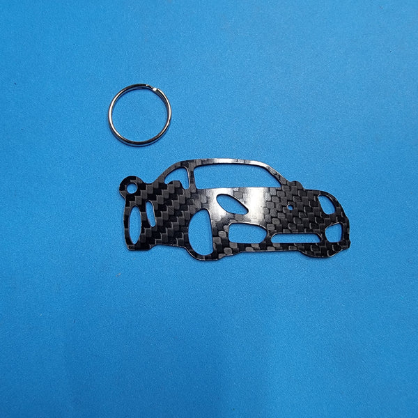 Carbon Fiber keychain for Porsche Cayman S 718 (2016-2020) Inspired Ke ...