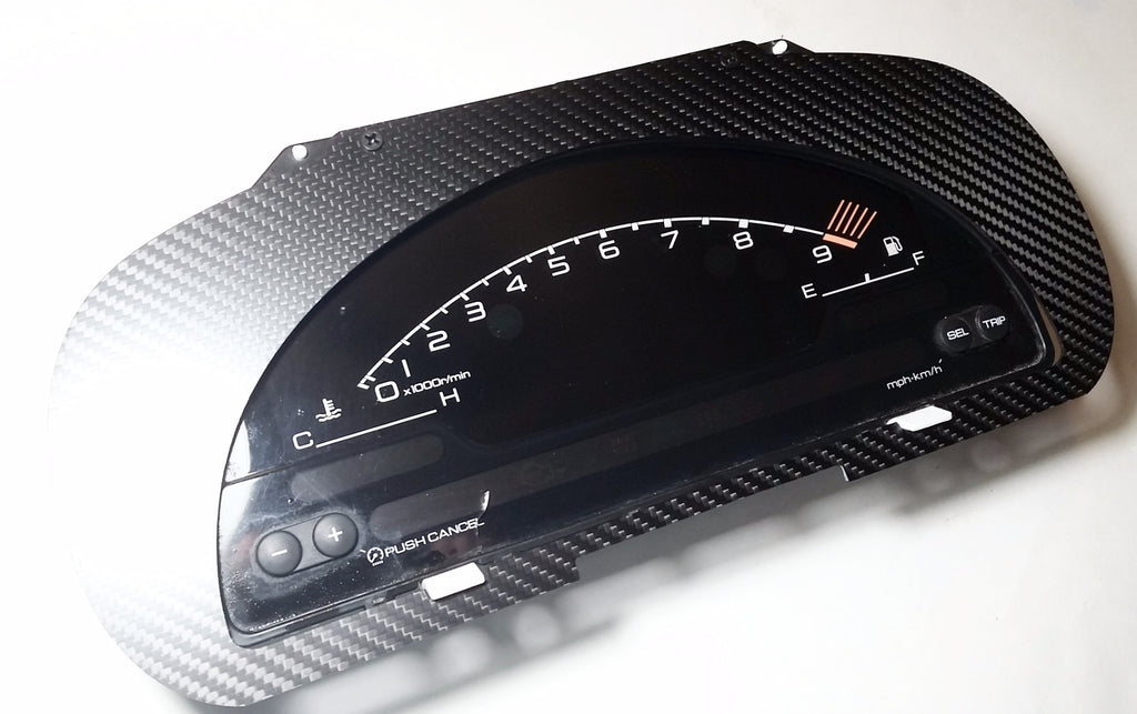 Honda CARBON FIBER MATTE S2000 Cluster Swap Bezel S2K AP1 AP2 EF, EG ...