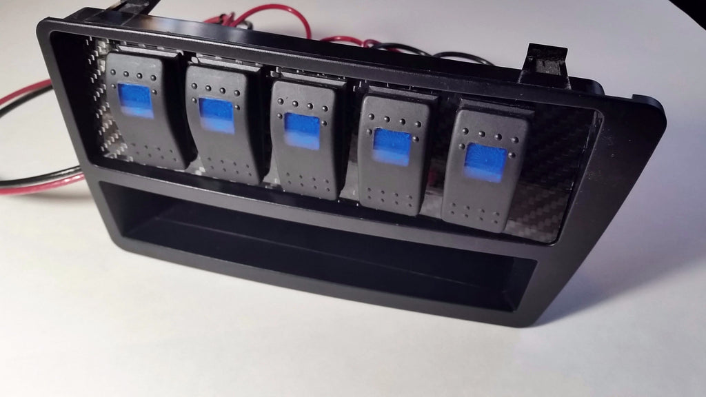 Honda Civic 2002-2005 EP3 INTEGRATED CARBON FIBER ROCKER SWITCH PANEL ...