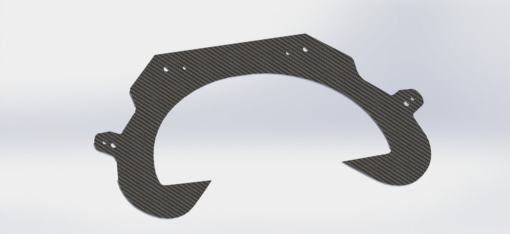 Honda DEL SOL CARBON FIBER S2000 Cluster Swap Bezel S2K AP1 AP2 for DE ...