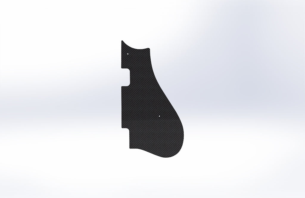 CARBON FIBER Custom Guitar Pickguard Fits Harmony Rocket 2 Pickups H54 ...