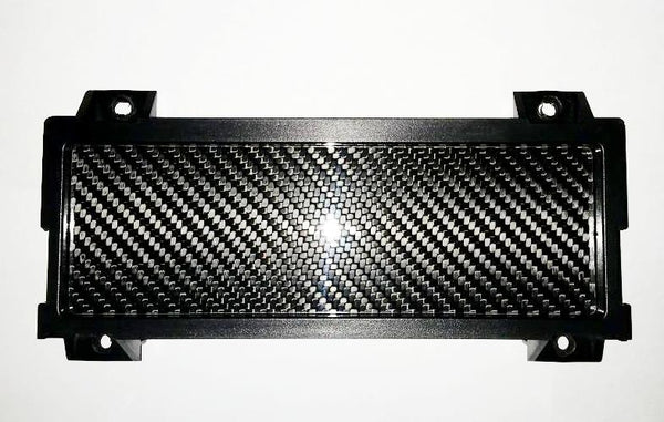 CARBON FIBER Single DIN Radio Stereo Block Off Plate Delete for Honda ...