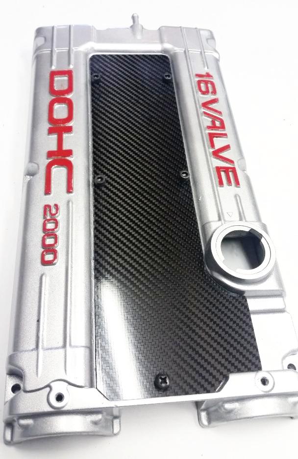 CARBON FIBER CUSTOM SPARK PLUG VALVE COVER FOR MITSUBISHI ECLIPSE 4G63 ...