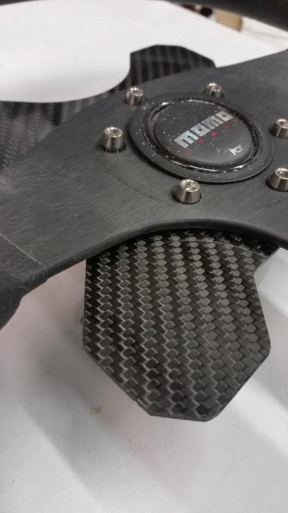 CARBON FIBER Steering Wheel Button Switch Plate for MOMO or 70mm bolt ...